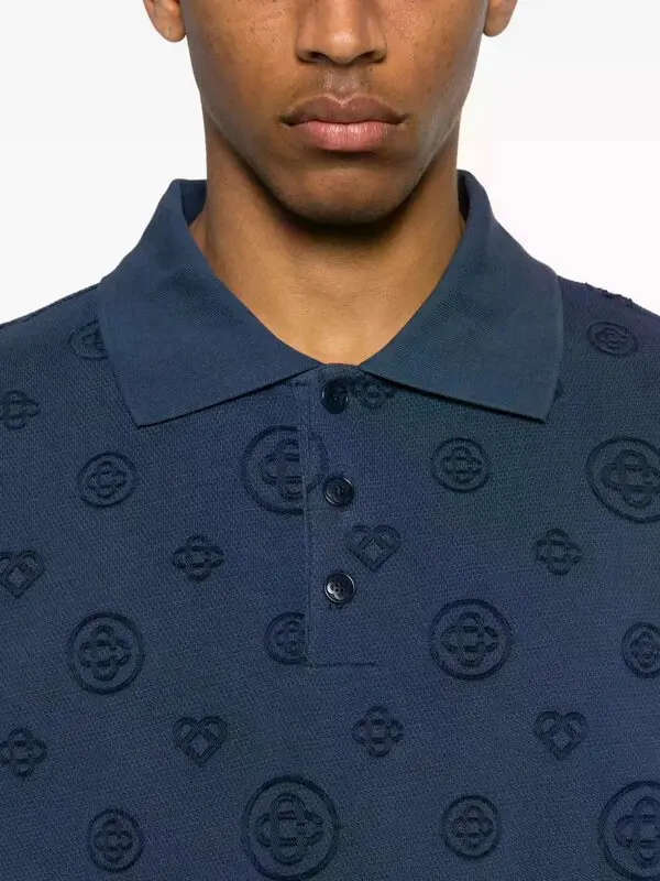 Casablanca Monogram Polo Shirt