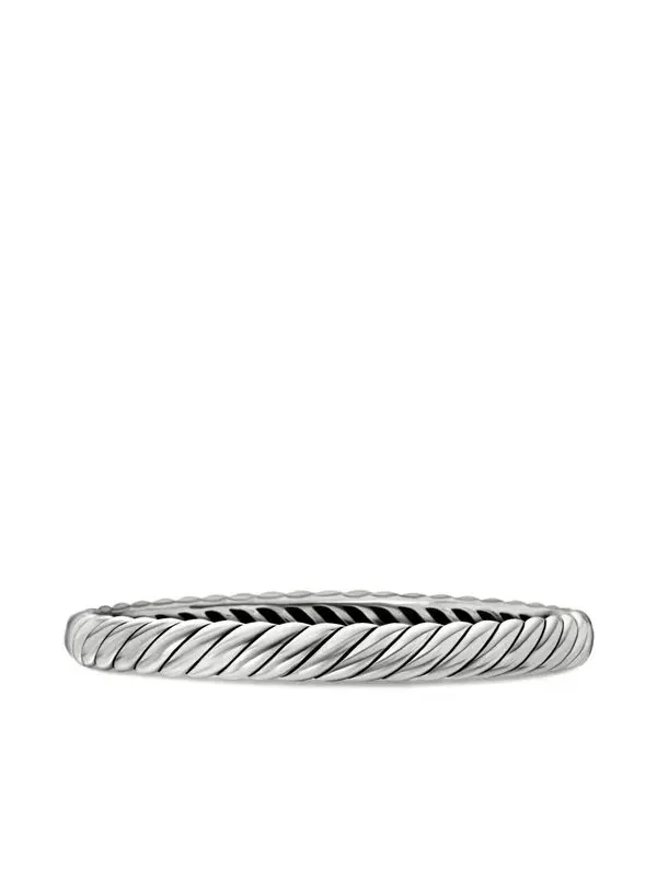 David Yurman Sculpted Cable Bangle - Silver