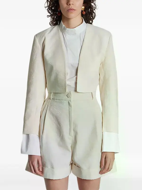 DESTREE Helmut Cropped Jacket - Neutrals