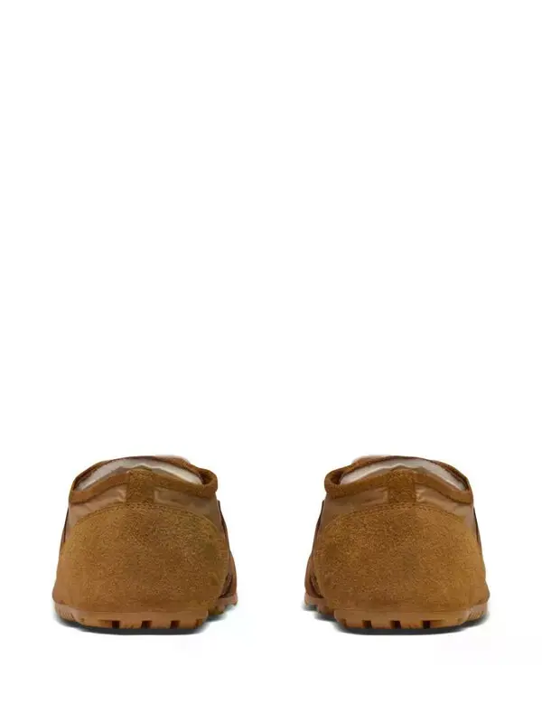 Balmain Racer Suede And Nylon Trainers