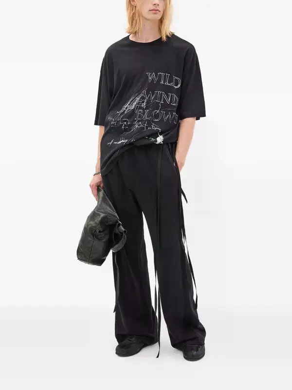 ANN DEMEULEMEESTER Dieter Slogan-print T-shirt