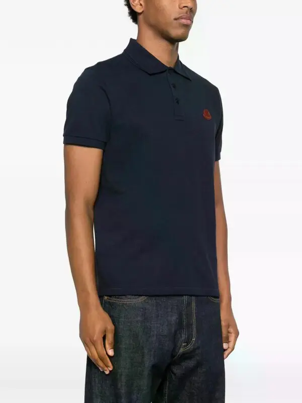 Moncler Logo-patch Polo Shirt
