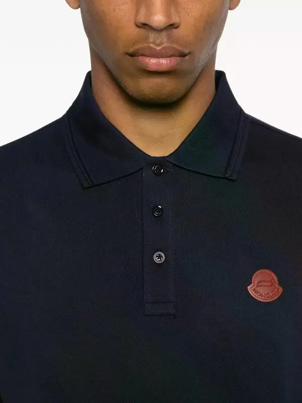 Moncler Logo-patch Polo Shirt