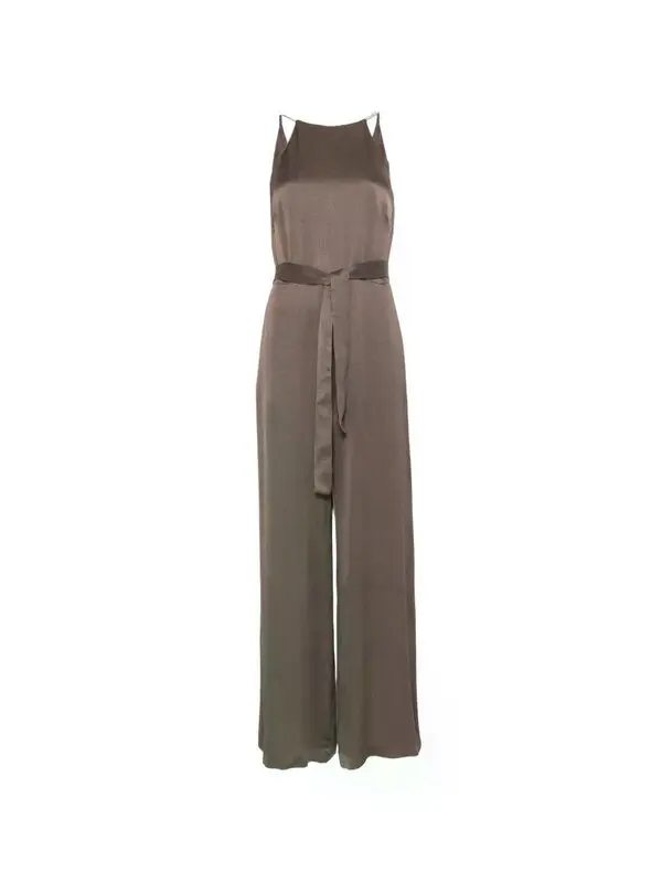 Peserico V-back Jumpsuit - Brown