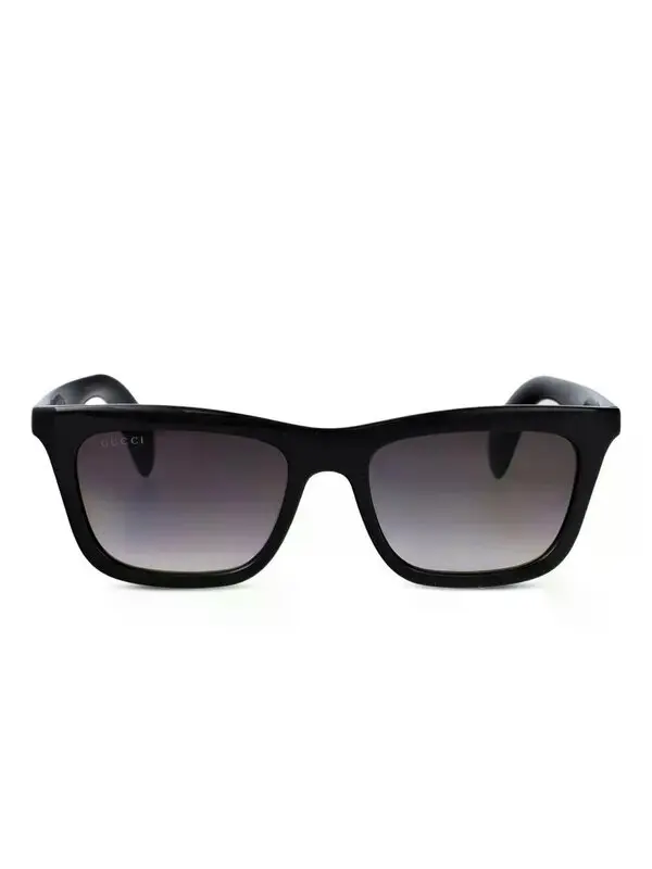 Gucci Rectangle-frame Sunglasses - Black