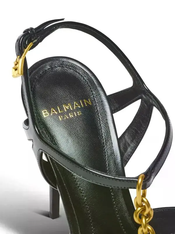 Balmain Platform Stiletto Sandals - Black