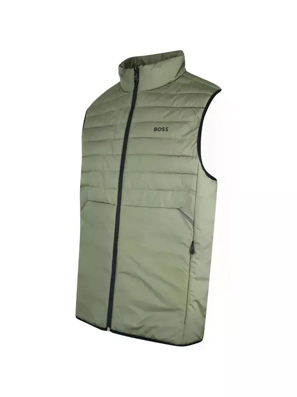 BOSS Quilted Zip Vest