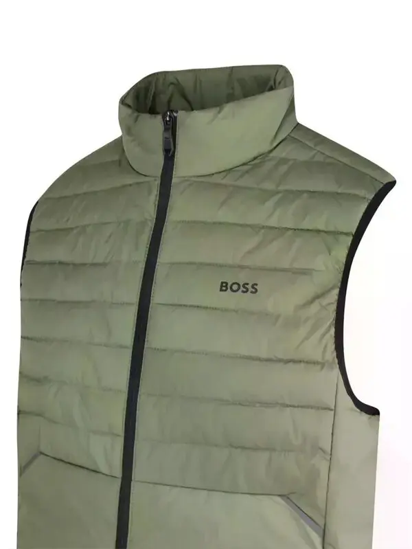 BOSS Quilted Zip Vest