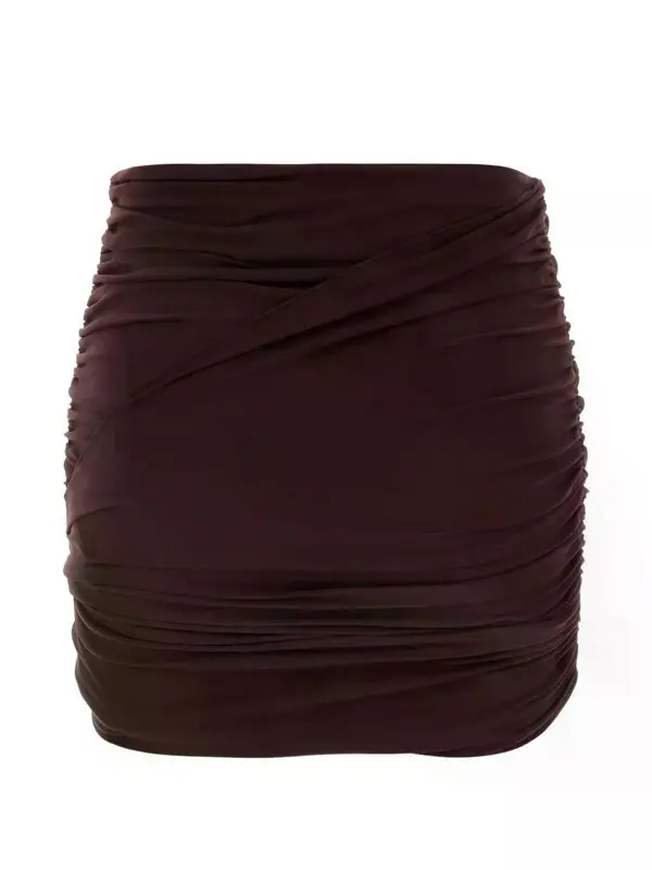 Magda Butrym Draped Ruched Mini Skirt