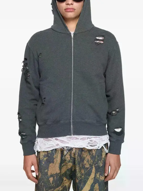 Acne Studios Distressed Jersey Hoodie
