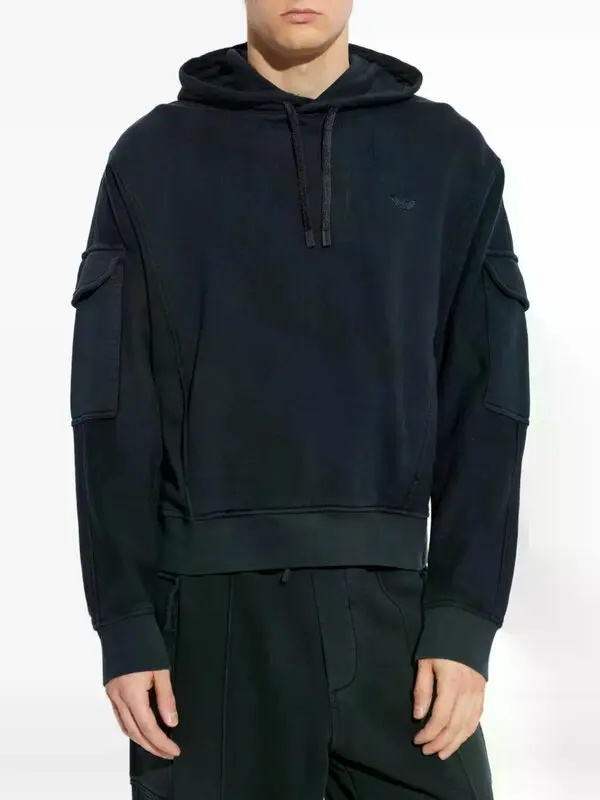 Emporio Armani Hooded Sweatshirt With Embroidered Logo