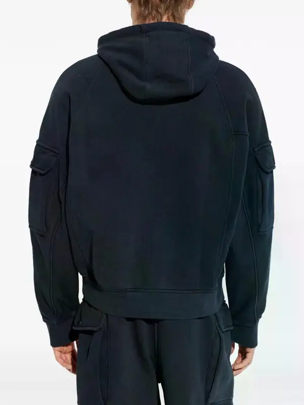 Emporio Armani Hooded Sweatshirt With Embroidered Logo