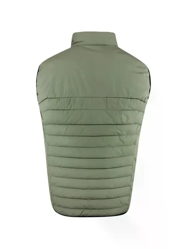 BOSS Quilted Zip-up Vest - Green
