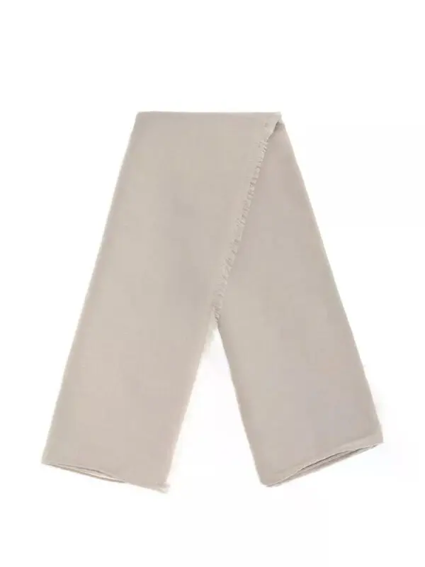 Max Mara Mxazinnia Frayed Scarf - Neutrals