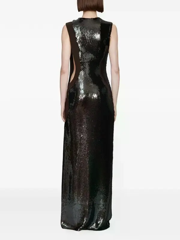 Christopher Esber Sequin Cutaway Dress