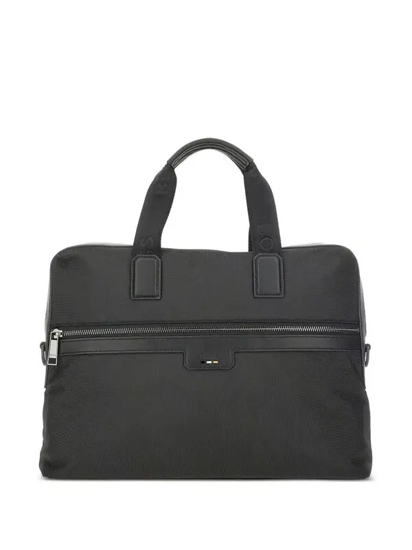 BOSS Briefcase With Zip Pocket - Black