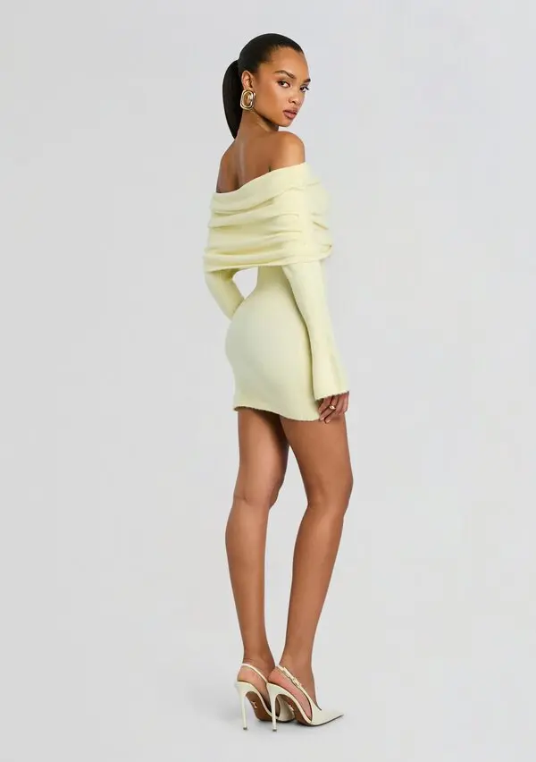 SEROYA Selene Mini Dress - Shortbread