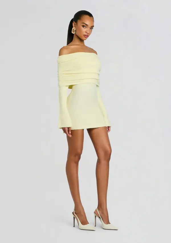 SEROYA Selene Mini Dress - Shortbread