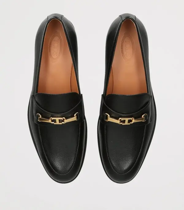 TOD'S Leather Cuoio Loafers
