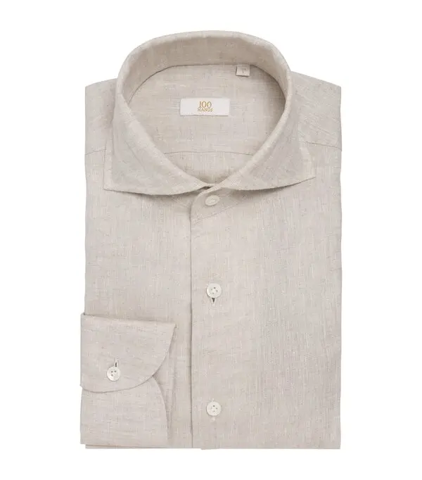 100HANDS Linen Shirt - Beige