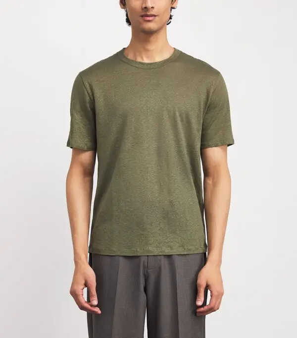 Officine Générale Linen Garment-dyed T-shirt