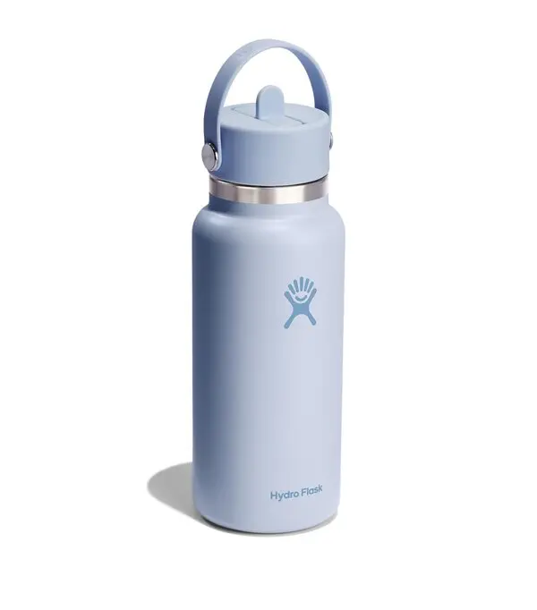 HYDRO FLASK Wide Mouth Bottle With Flex Straw Cap