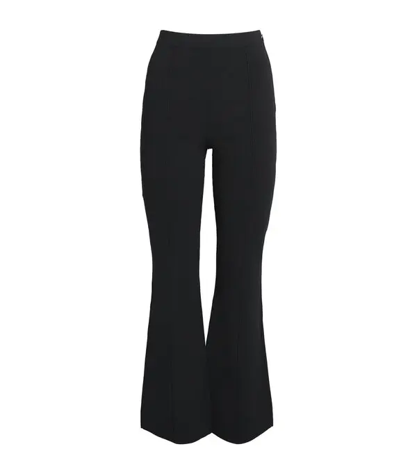 Theory Knitted Crepe Kick Trousers