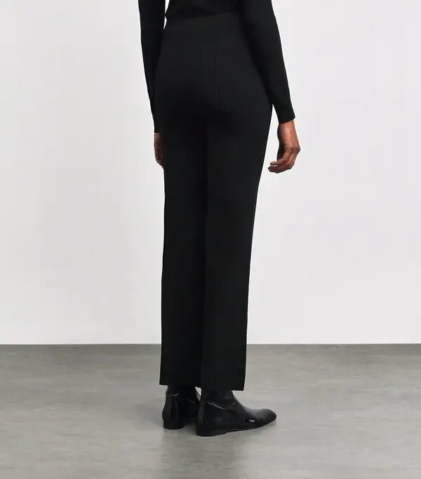 Theory Knitted Crepe Kick Trousers