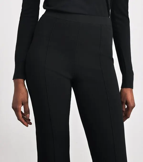 Theory Knitted Crepe Kick Trousers