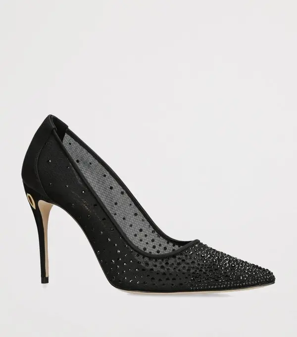 Jennifer Chamandi Embellished Lorenzo 105 Pumps