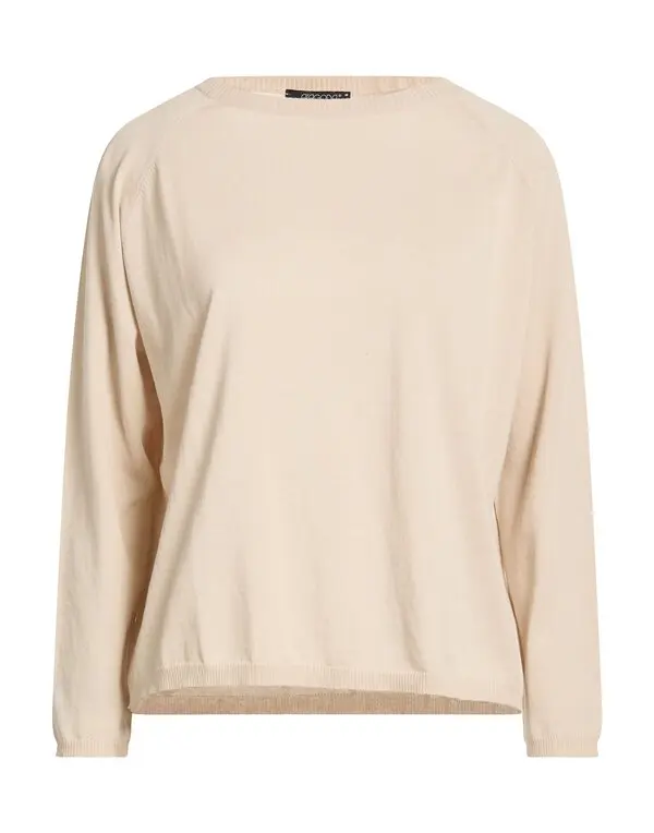 ARAGONA Cotton Sweater - Beige