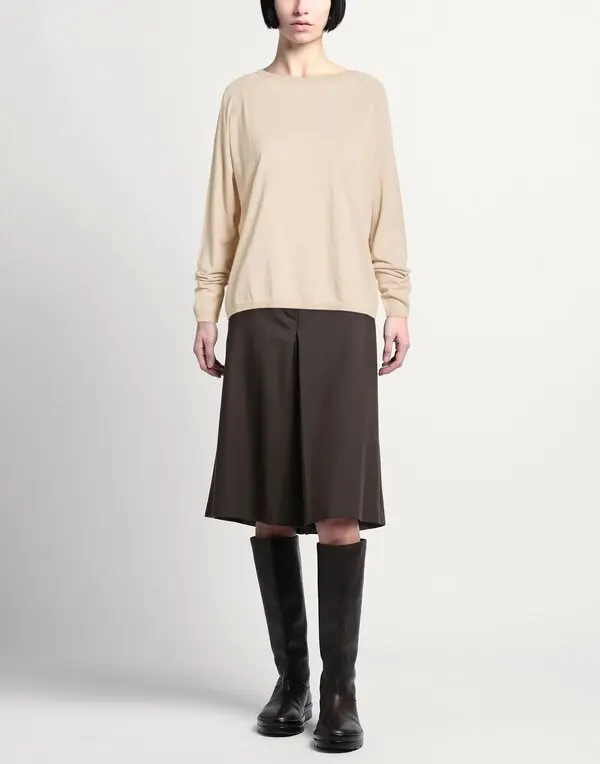 ARAGONA Cotton Sweater - Beige