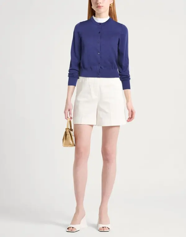 Alpha Studio Cotton Knit Cardigan - Navy