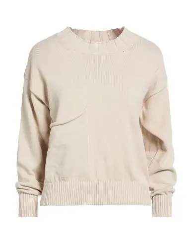 Alpha Studio Cotton Knit Sweater - Beige