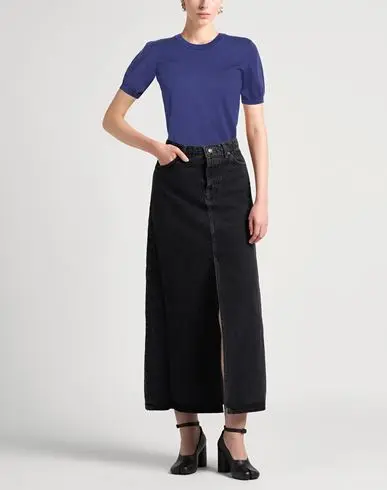 Alpha Studio Cotton Knit Short Sleeve Sweater