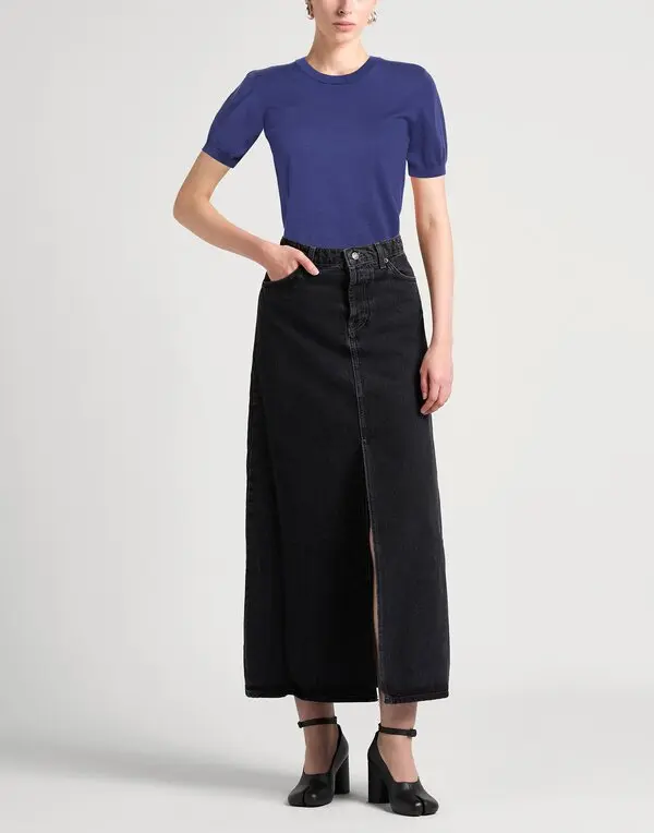 Alpha Studio Cotton Knit Short Sleeve Sweater