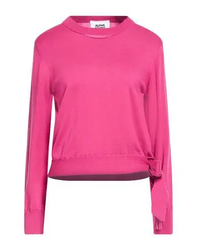 Alpha Studio Cotton Crewneck Sweater