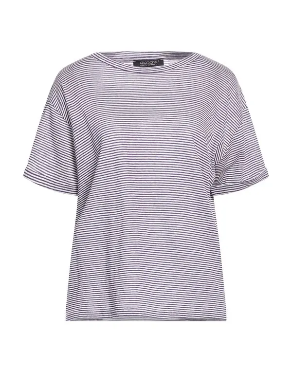 ARAGONA Striped Jersey T-shirt - Purple