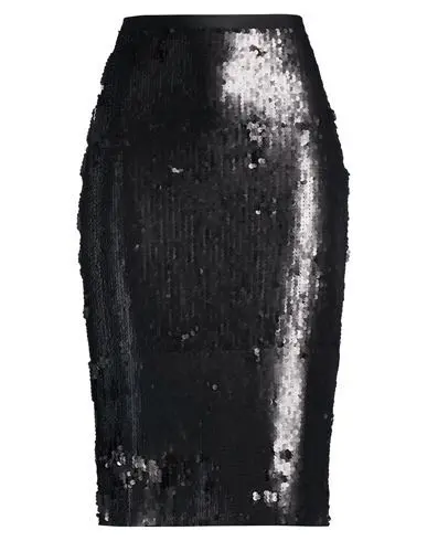 Alpha Studio Midi Sequinned Skirt - Black