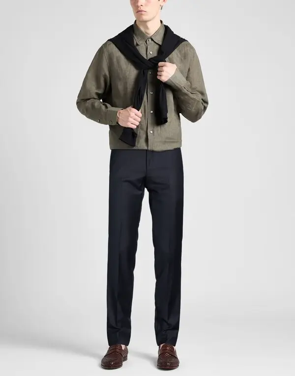 Caruso Tapered Cool Wool Pants