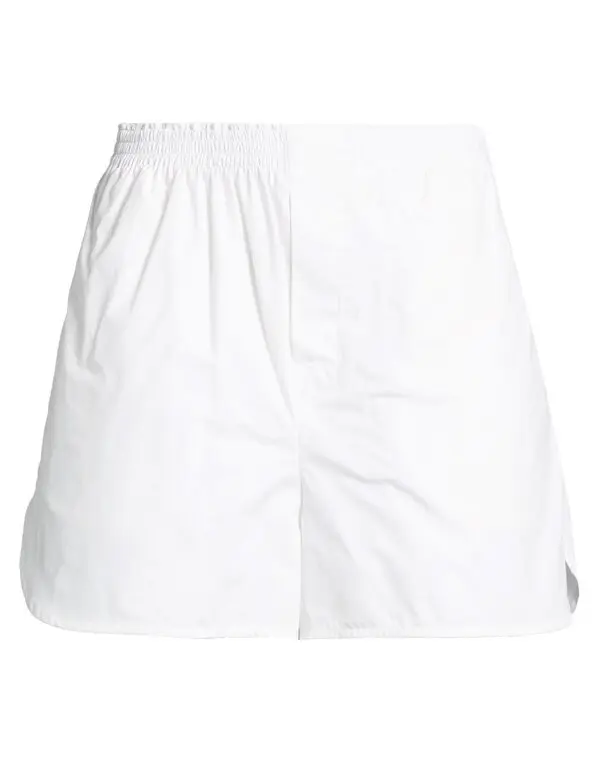 MODES Cotton Poplin Shorts - White