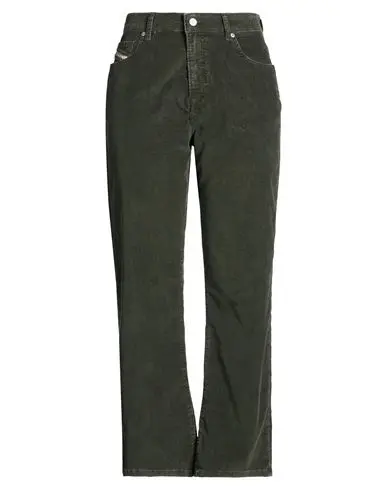 DIESEL® Straight-leg Corduroy Pants - Military Green