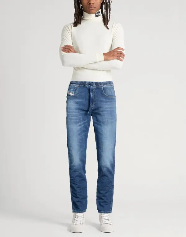 DIESEL® Tapered Jeans With Embroidered Logo