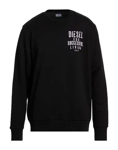 DIESEL® Cotton-blend Crewneck Sweatshirt - Black
