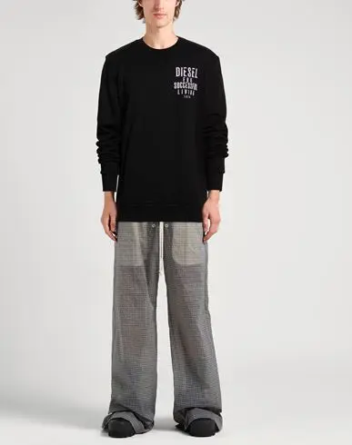 DIESEL® Cotton-blend Crewneck Sweatshirt - Black