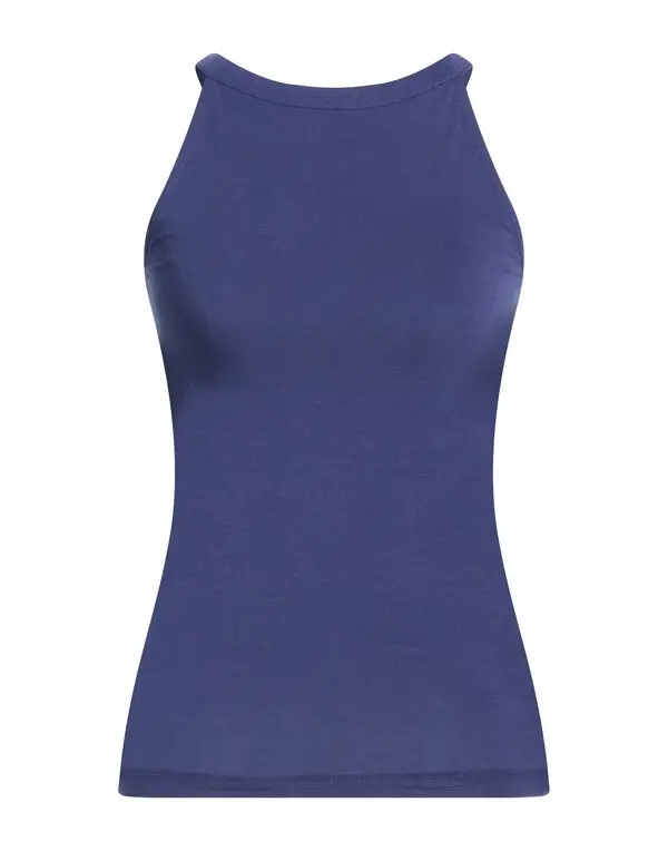 Alpha Studio Top In Cotton And Elastane