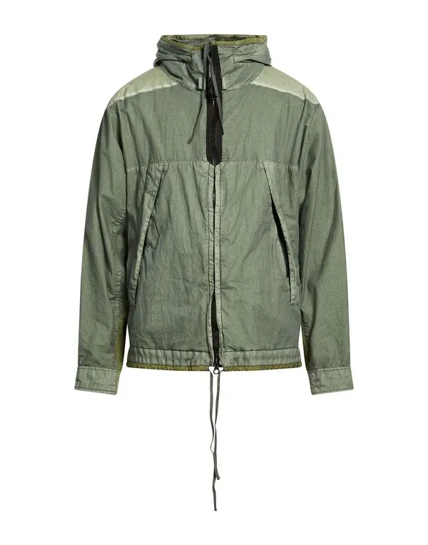 C.P. COMPANY Casual Jacket With Detachable Application - Green