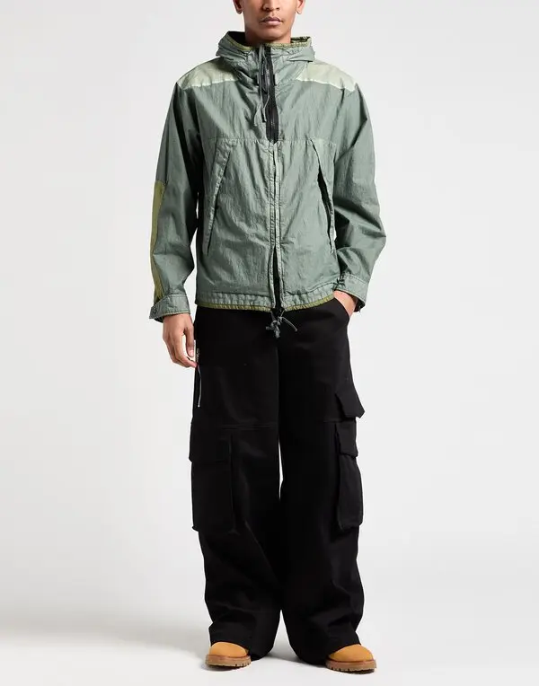 C.P. COMPANY Casual Jacket With Detachable Application - Green