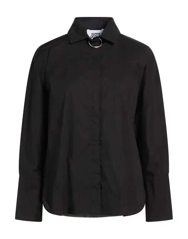 Alpha Studio Oversized Cotton-blend Shirt