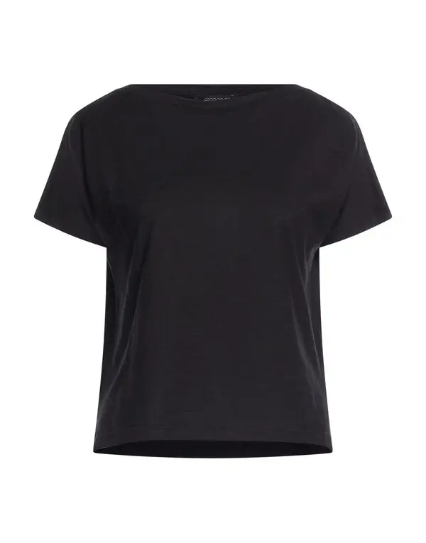 ARAGONA Basic Cotton T-shirt - Black